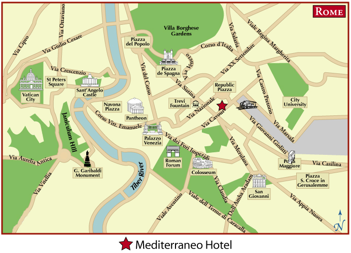 Hotel Mediterraneo Rome