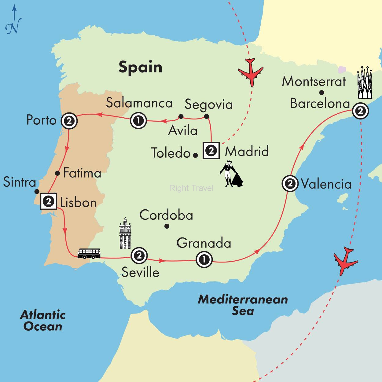 Spain Vacation Packages with Mediterranean Tours
