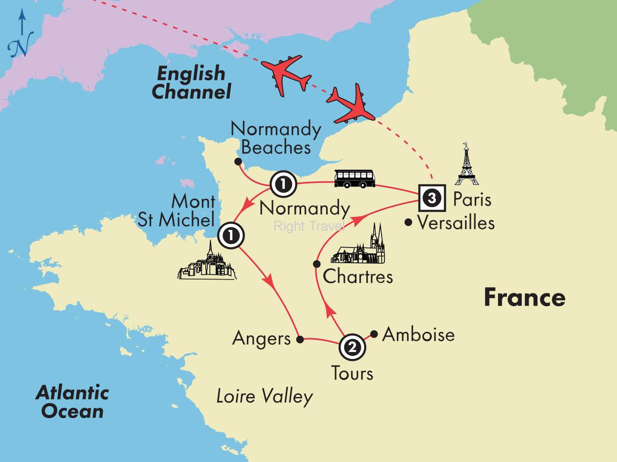 France Tour Packages with Guided Location Views